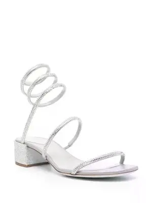 Rene Caovilla Cleo Crystal-embellished Sandals