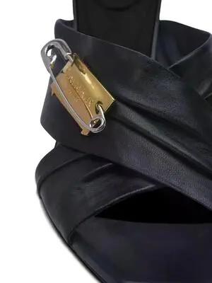 Balmain Safety Pin Stiletto Sandals