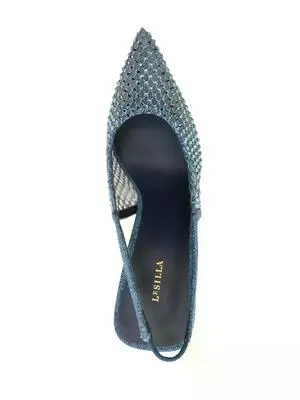 LE SILLA Gilda Embellished Slingback Sandals