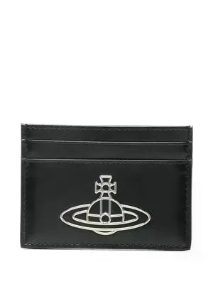 VIVIENNE WESTWOOD Flat Card Holder - Black