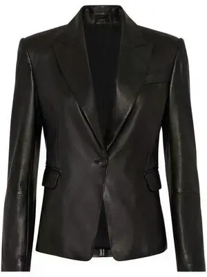 Brunello Cucinelli Leather Blazer