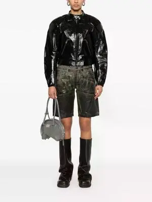 Vaquera Coated Shorts - Green