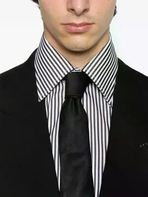 TOM FORD Striped Cotton-silk Shirt