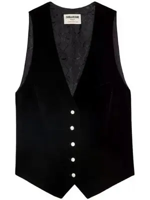 Zadig&Voltaire Emaux Velvet Vest