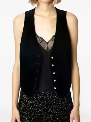 Zadig&Voltaire Emaux Velvet Vest