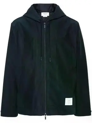 Thom Browne Zip-up Ripstop Hooded Jacket