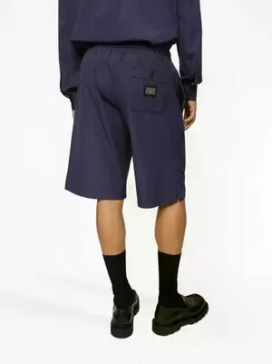 Dolce & Gabbana Logo-tag Track Shorts - Blue