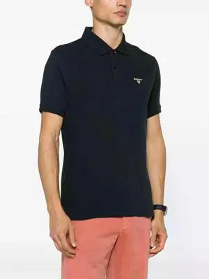 Barbour Logo-embroidered Polo Shirt - Blue