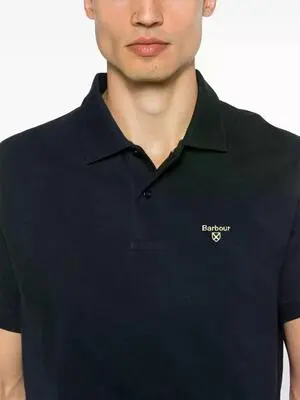 Barbour Logo-embroidered Polo Shirt - Blue