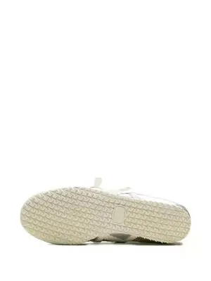 Onitsuka Tiger Metallic Two Buckle-strap Sneakers - Silver