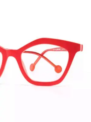L.A. EYEWORKS Ronette Geometric-frame Glasses