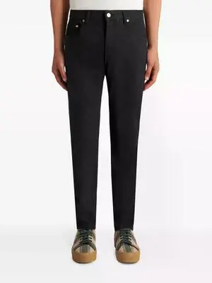 Etro Patterned Jacquard Slim-cut Jeans