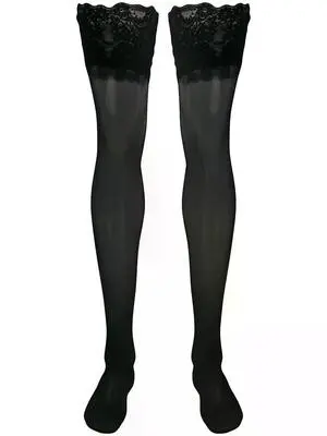 Wolford Satin 20 Stay-ups - Black