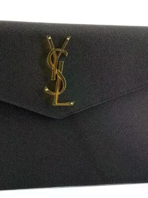 Saint Laurent Medium Uptown Logo-plaque Clutch