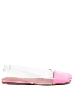 Amina Muaddi Slingback Ballerinas