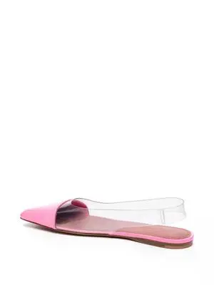 Amina Muaddi Slingback Ballerinas