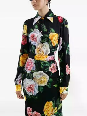 Dolce & Gabbana Silk-charmeuse Shirt