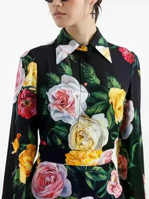 Dolce & Gabbana Silk-charmeuse Shirt