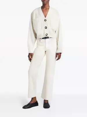 Proenza Schouler Sofia Cashmere-wool Cardigan - Neutrals