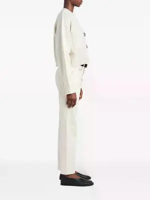 Proenza Schouler Sofia Cashmere-wool Cardigan - Neutrals