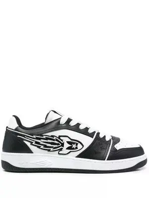 ENTERPRISE JAPAN Logo-detail Leather Sneakers