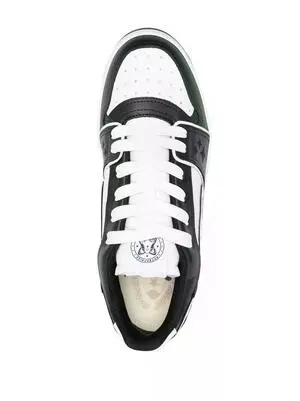 ENTERPRISE JAPAN Logo-detail Leather Sneakers
