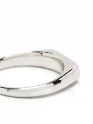 Tom Wood Knut Signet Ring - Silver