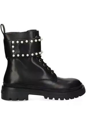 Moschino Lace Up Boots For Women
