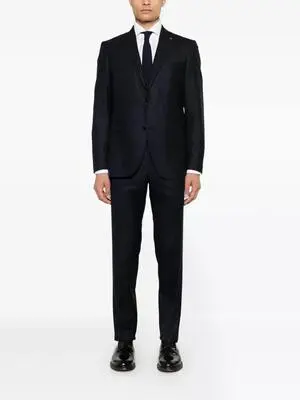 Tagliatore Virgin Wool Suit - Blue