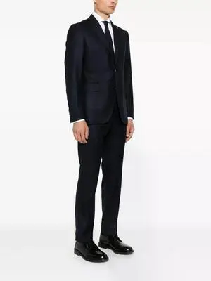 Tagliatore Virgin Wool Suit - Blue