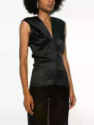 Khaite Ami Silk Blouse - Black