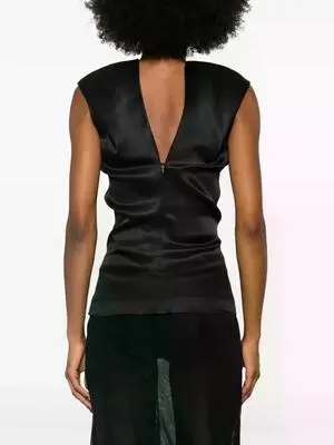 Khaite Ami Silk Blouse - Black