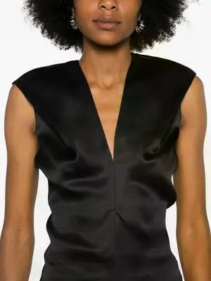 Khaite Ami Silk Blouse - Black