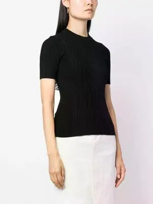 Rabanne Ribbed-knit Wool-blend Top