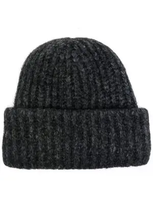 SUNFLOWER Mélange-effect Beanie - Grey