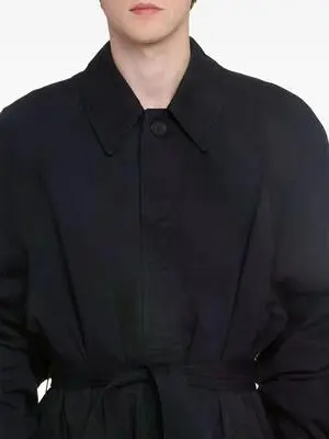 Balenciaga Deconstructed Long Cotton Coat
