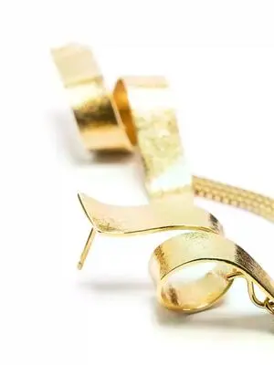 WOUTERS & HENDRIX Swirl Chain-link Earrings
