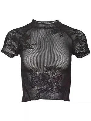 Fleur Du Mal Frill T-shirts For Women