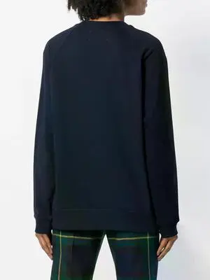 Alberta Ferretti Alitalia Embroidered Logo Sweatshirt