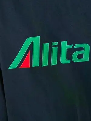 Alberta Ferretti Alitalia Embroidered Logo Sweatshirt