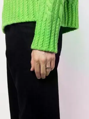 Tom Wood Crystal-embellished Signet Ring