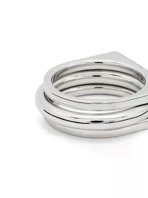 Tom Wood Black Spinel Stack Rings