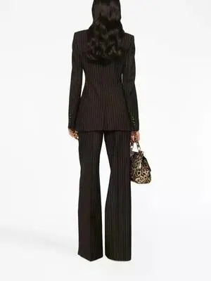 Dolce & Gabbana Double-breasted Striped Blazer - Brown