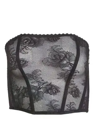 FLEUR DU MAL Bouquet Corset - Black