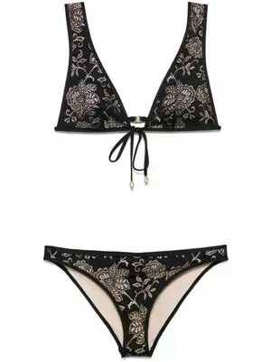 Zimmermann Tallow Lace Bikini - Black
