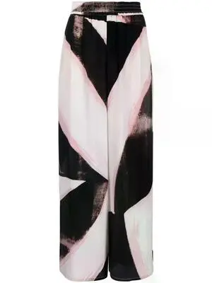 Alexander McQueen Printed High-waist Trousers