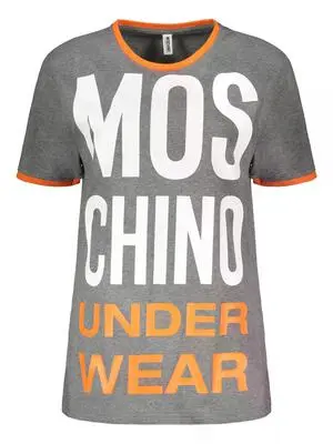 Moschino Stretch-cotton T-shirt - Grey