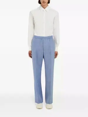 FERRAGAMO Mélange-effect Trousers