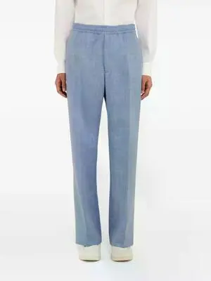FERRAGAMO Mélange-effect Trousers