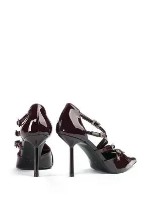 LE SILLA Scarlet 100mm Leather Pumps